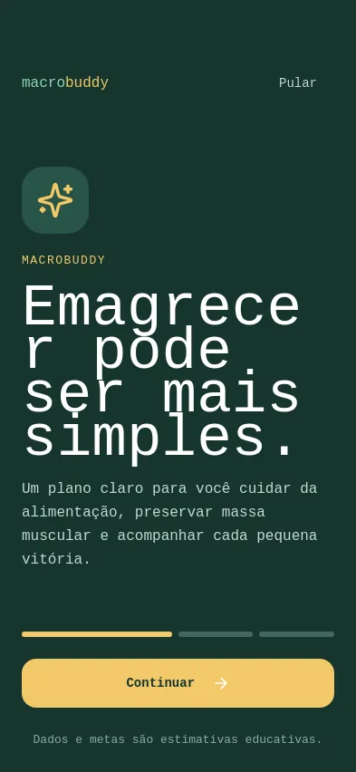 MacroBuddy: Dieta & Emagrecimento