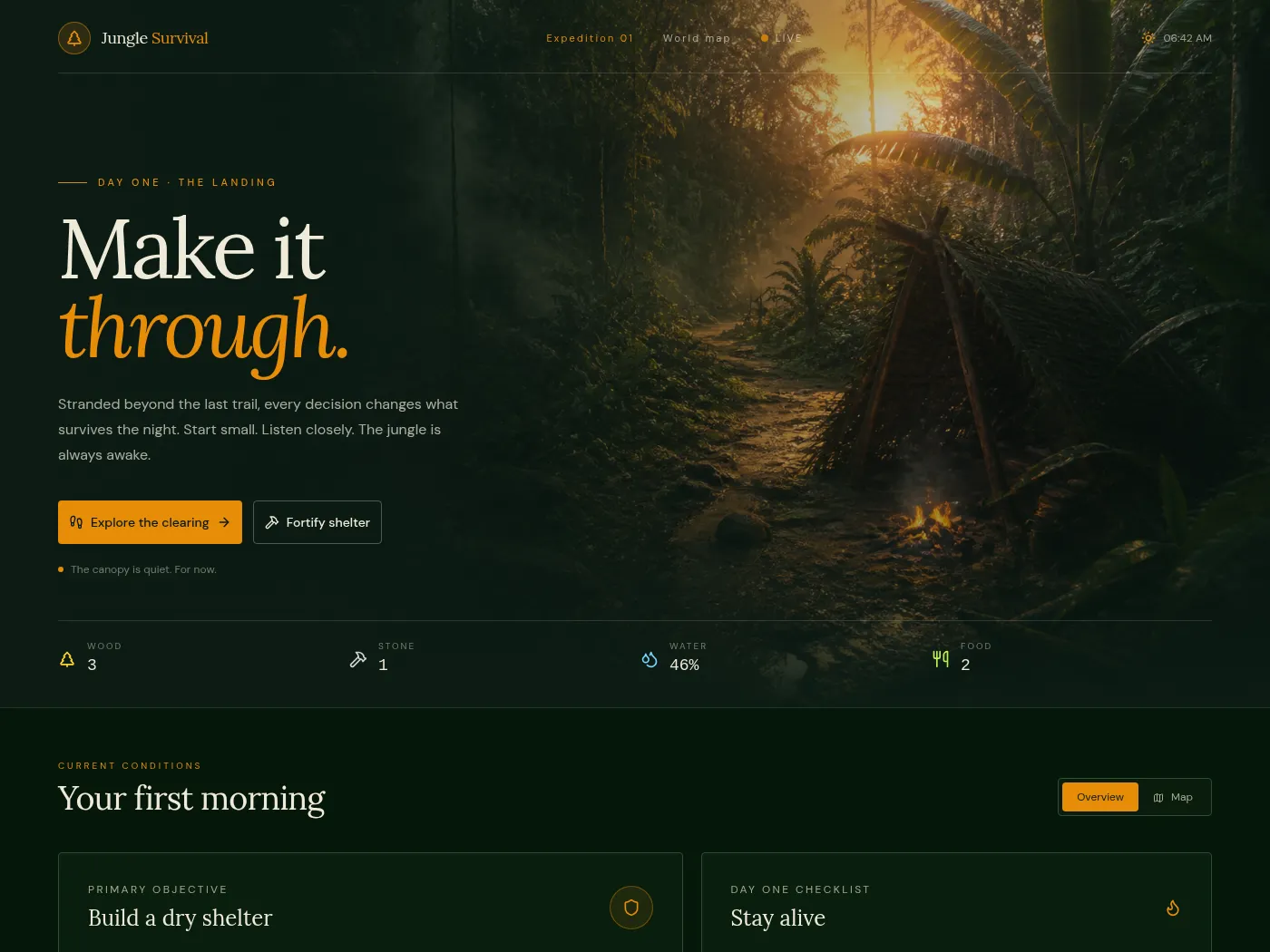 Jungle Survival Game