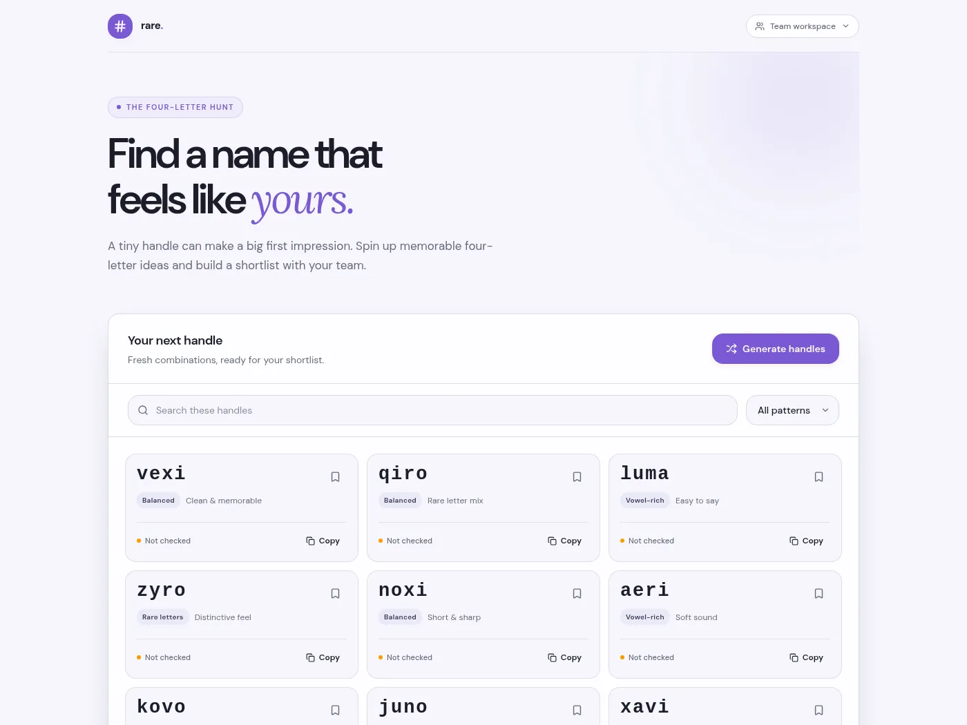 Rare Discord Handle Finder