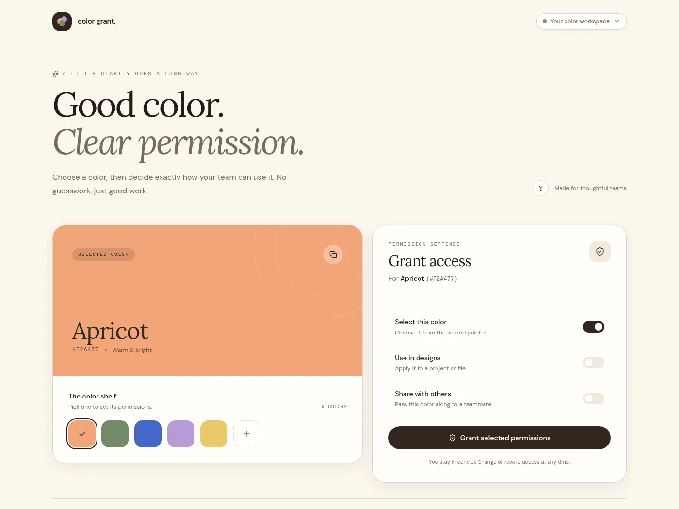 Color Grant