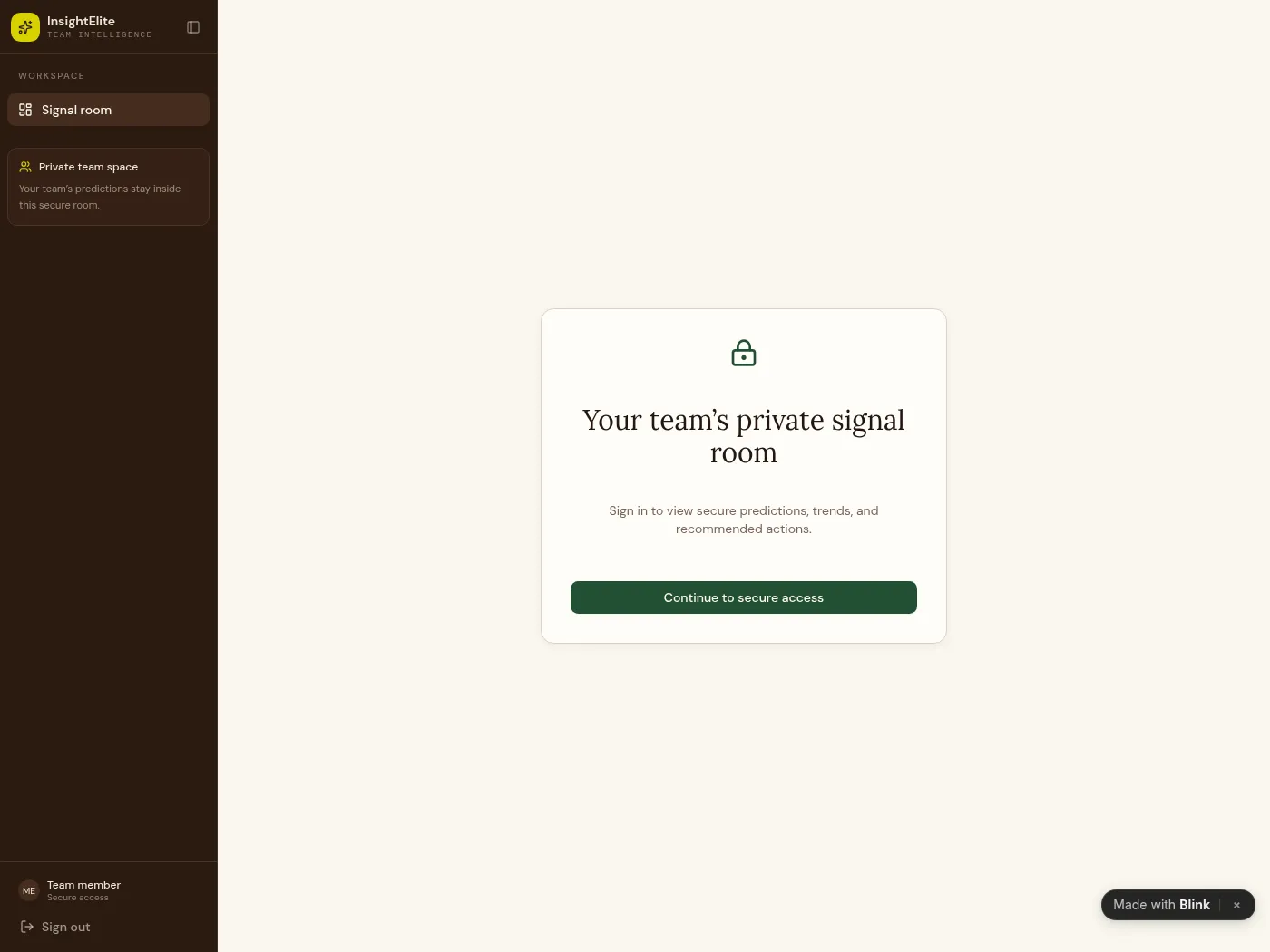 InsightElite Dashboard