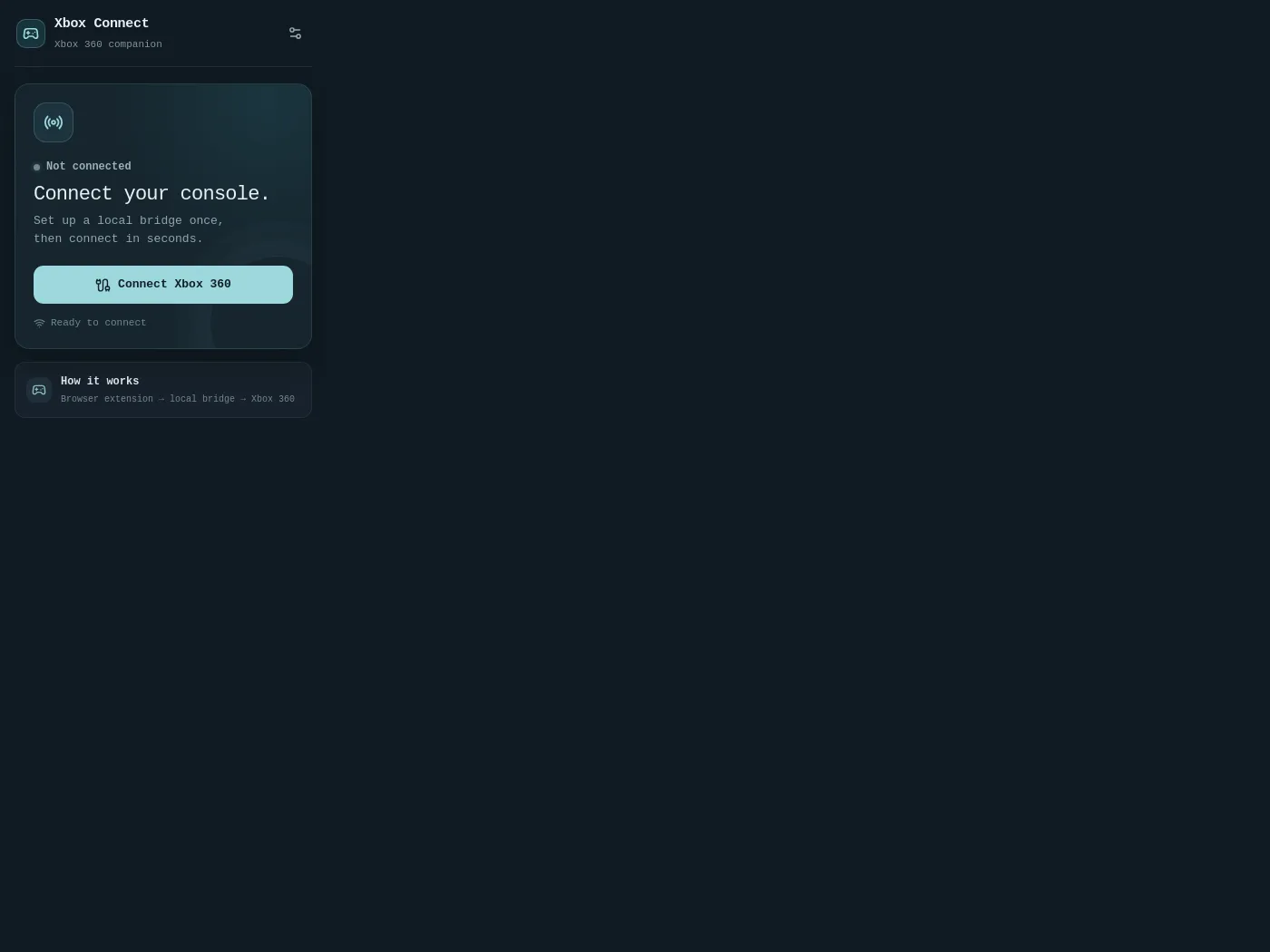Xbox Connect Extension