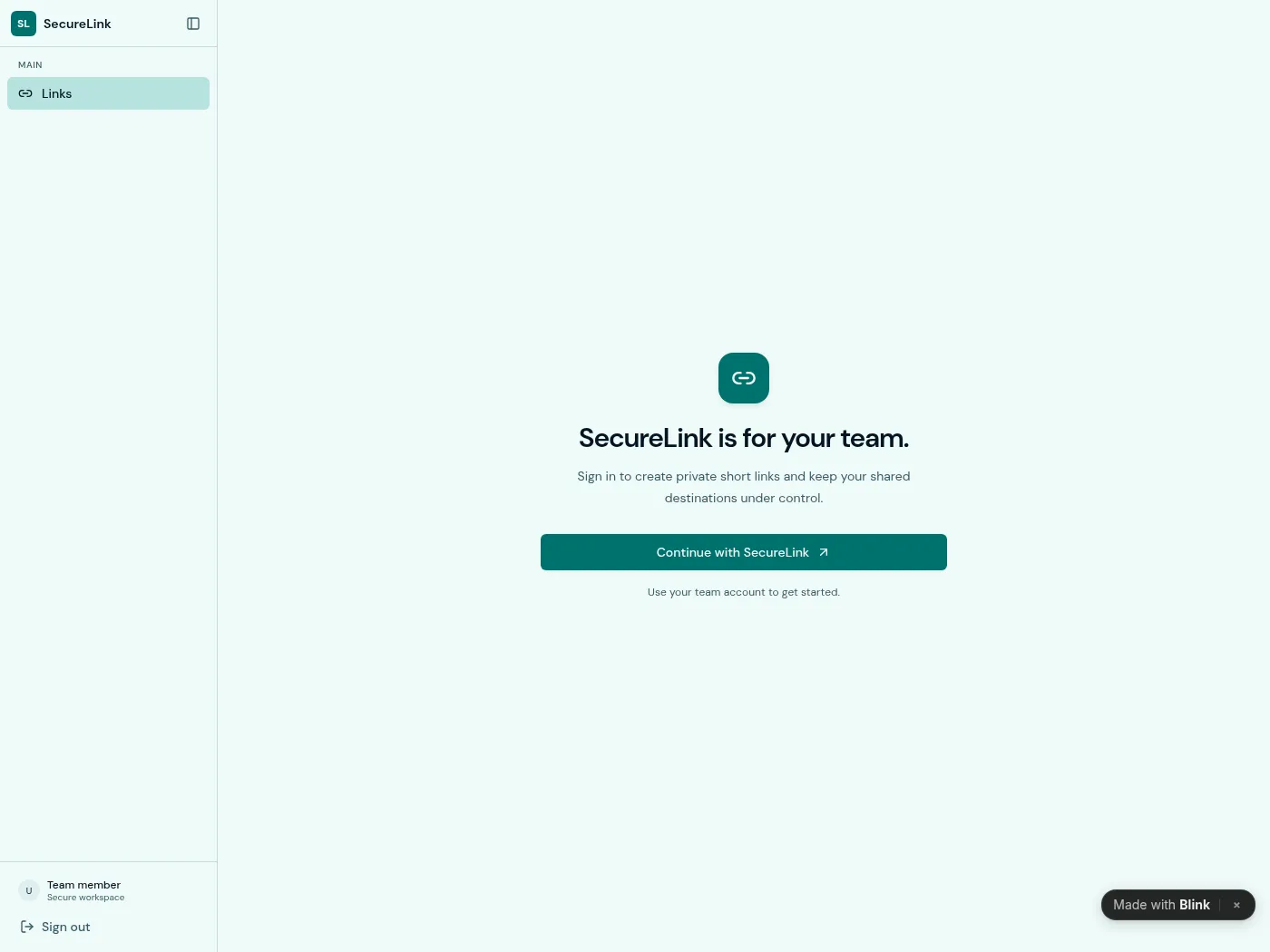 SecureLink Shortener