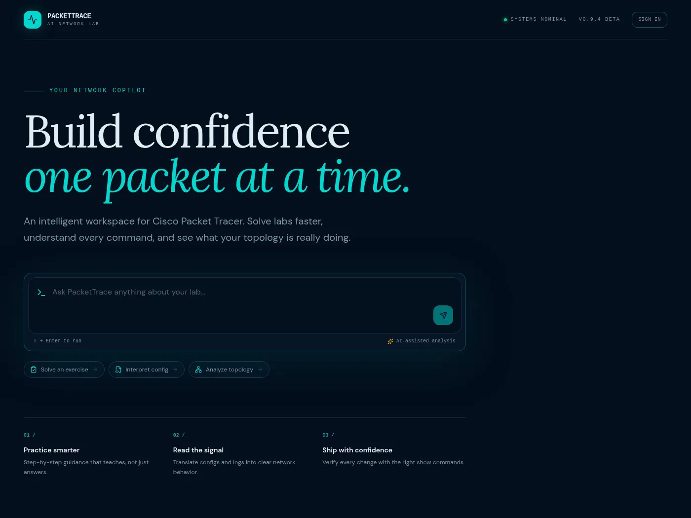 PacketTrace AI Assistant