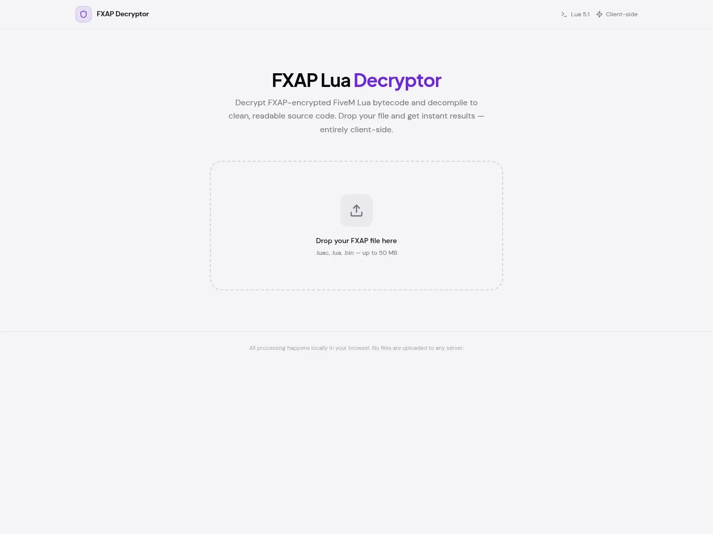 FXAP Lua Decryptor