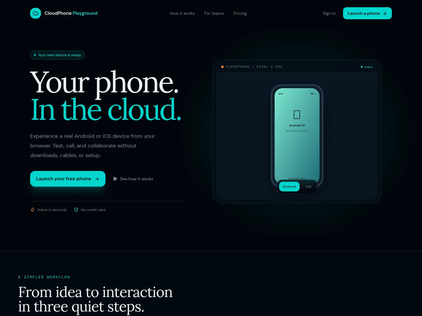 CloudPhone Playground