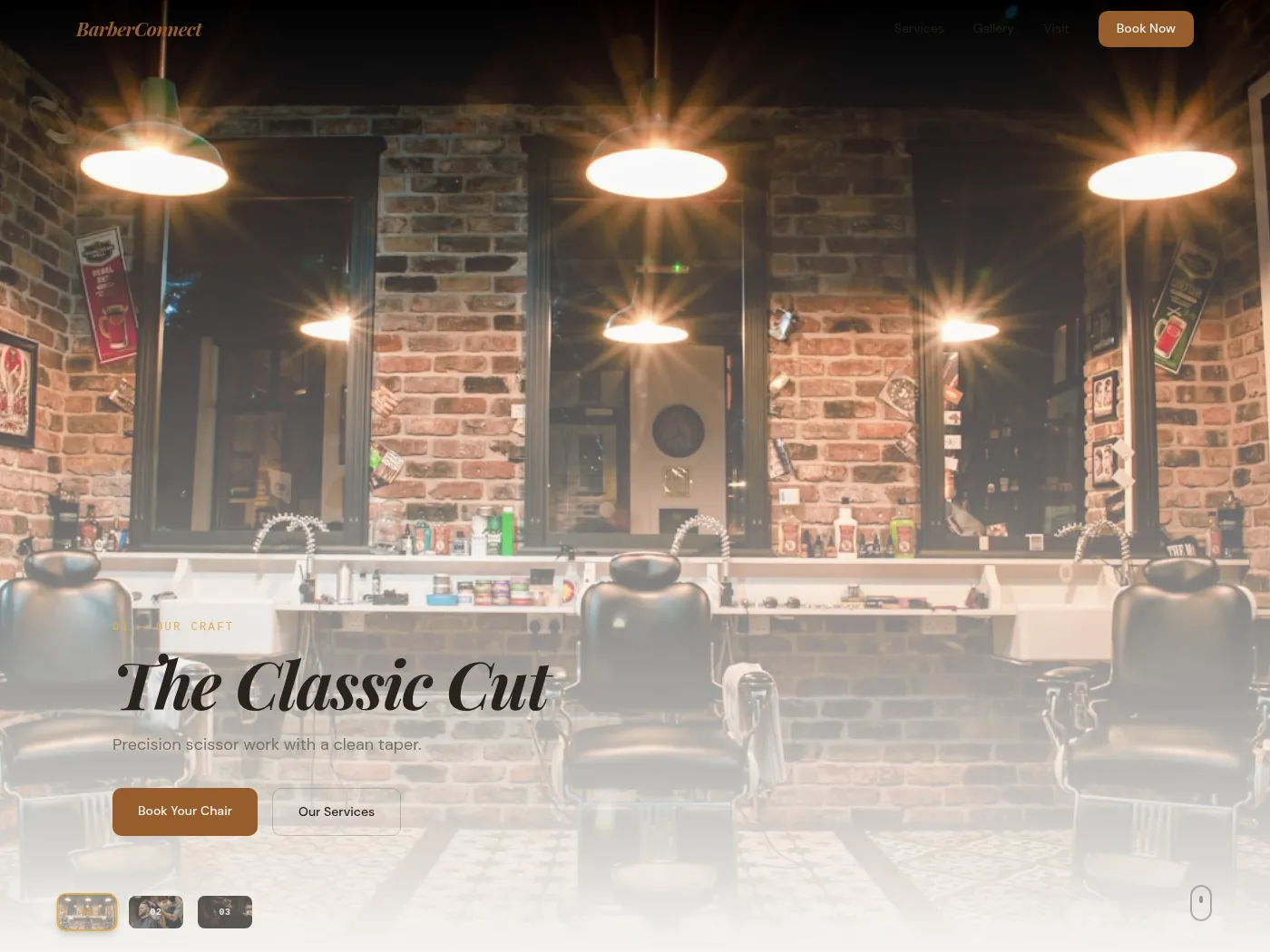 BarberConnect Website