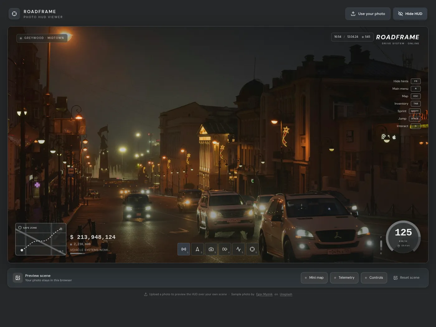 Photo HUD Viewer