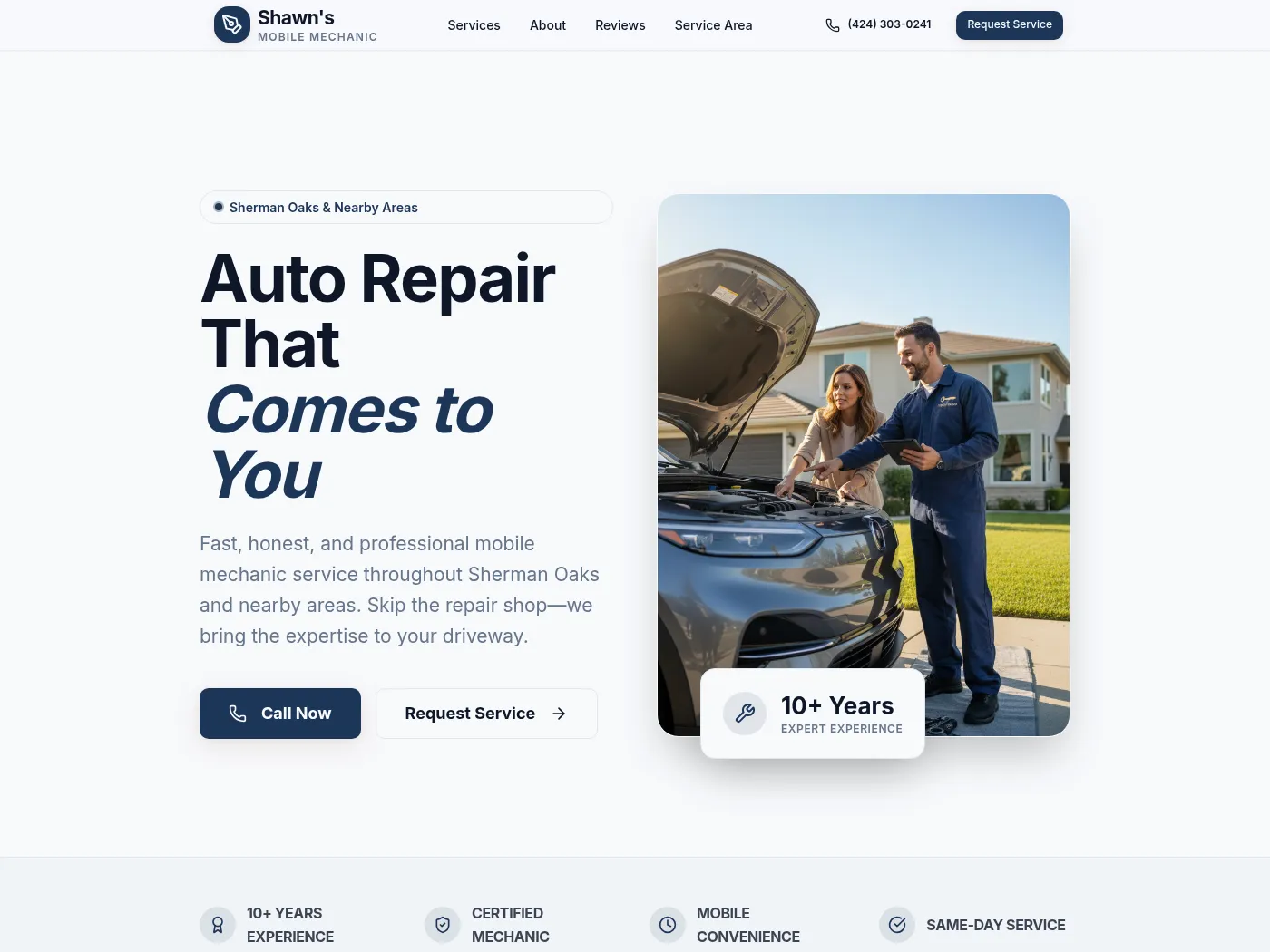 Shawn’s Auto Repair Site