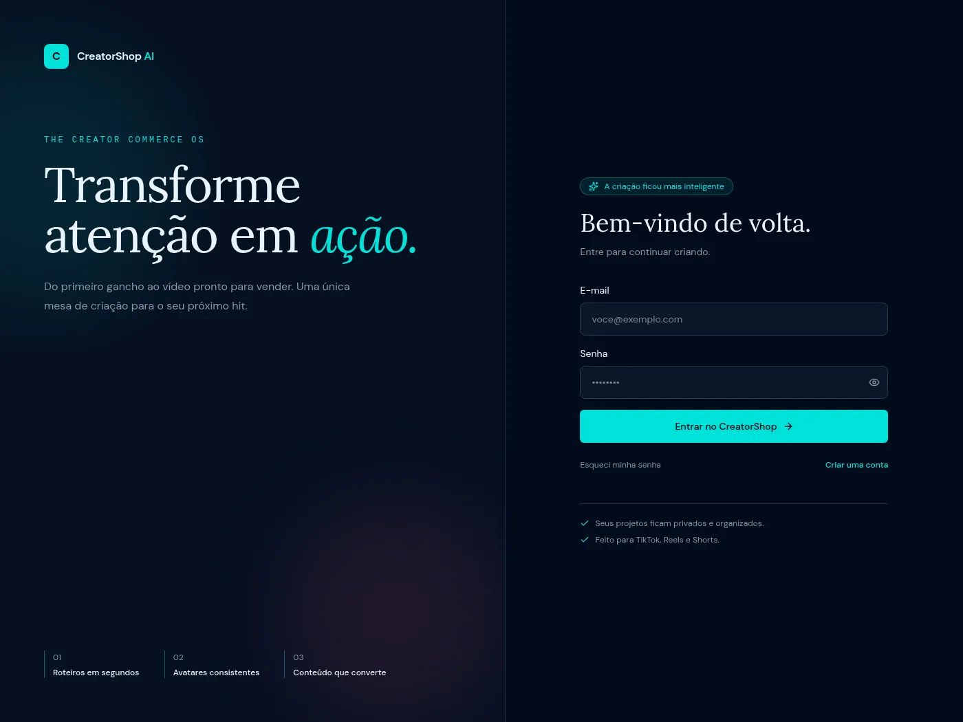 CreatorShop AI