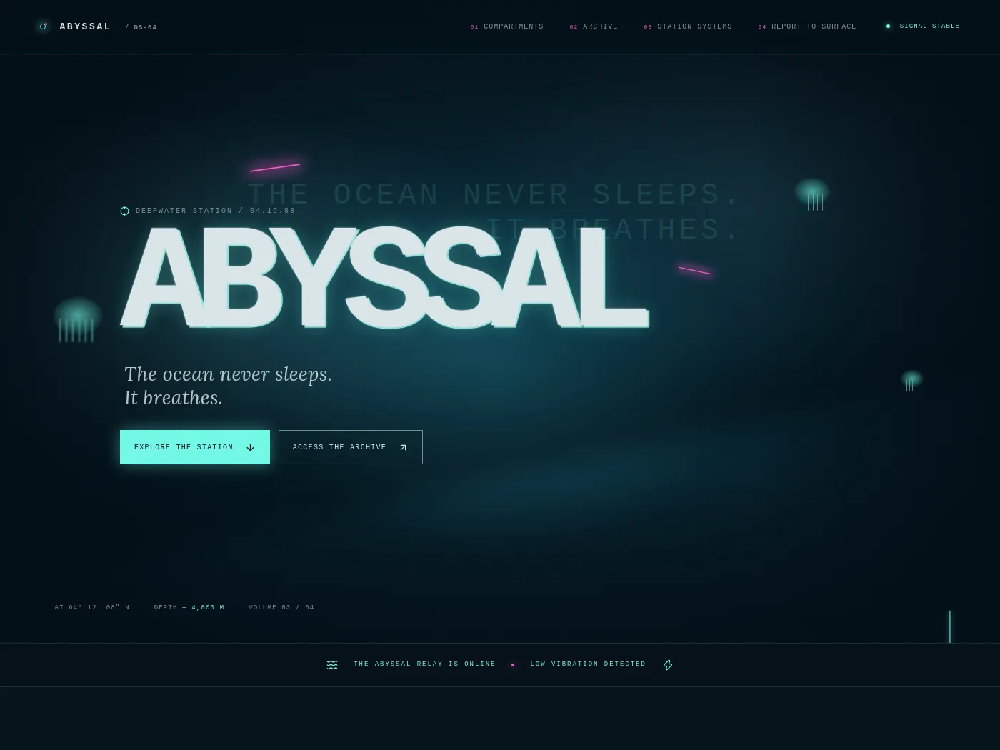 Abyssal Portfolio Experience