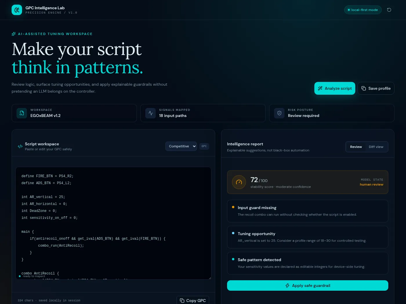 GPC Script AI Enhancer