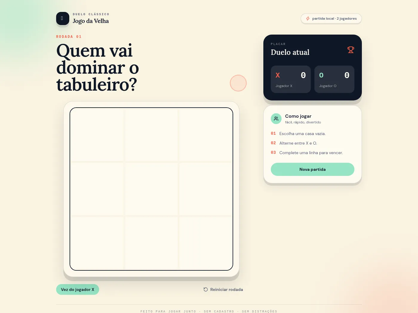 Jogo da Velha Web