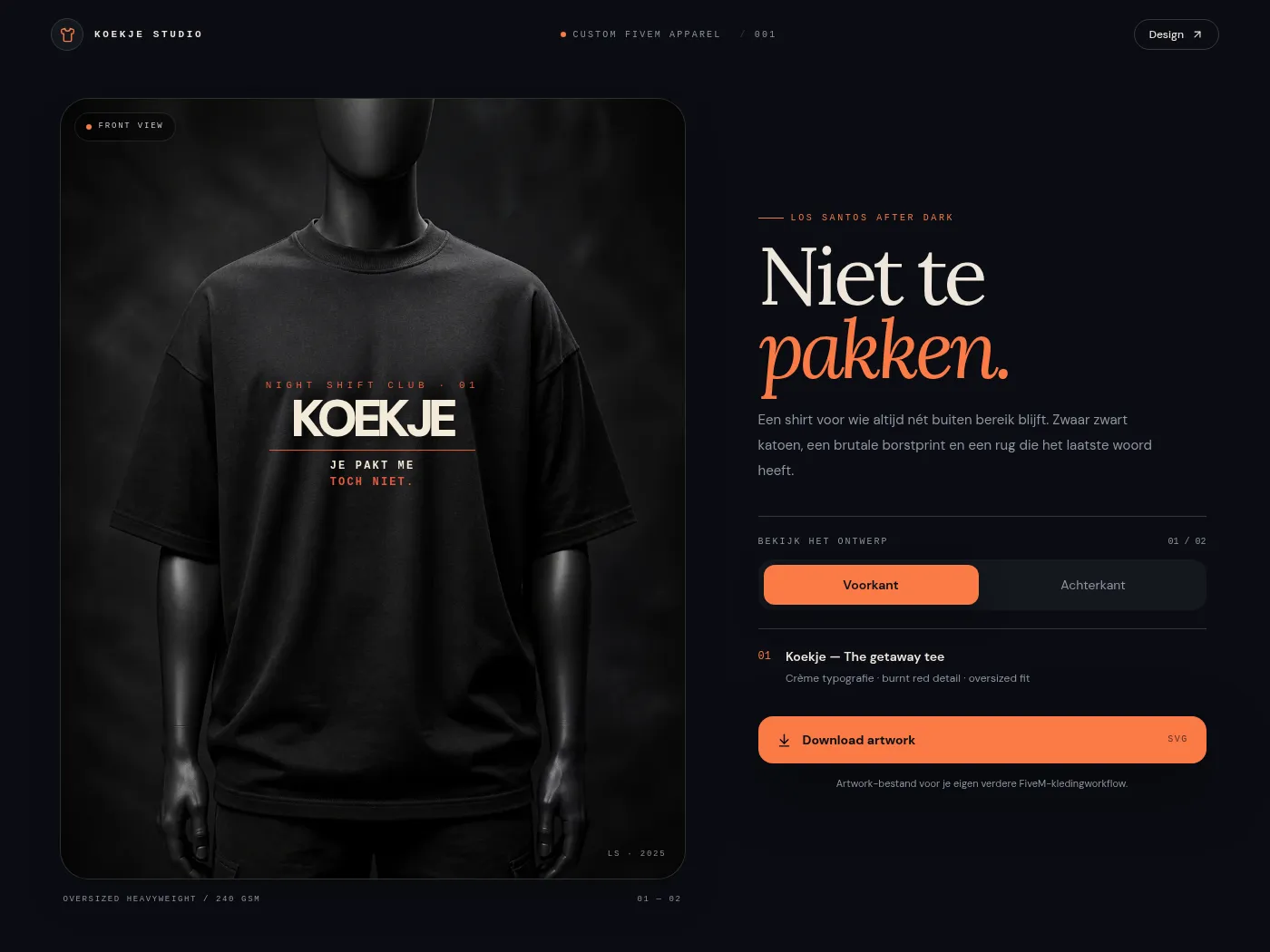 Koekje FiveM Shirt
