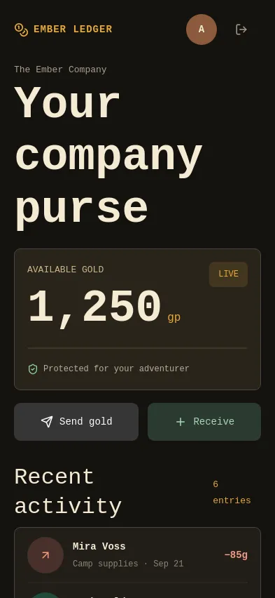 LARP Wallet Mobile