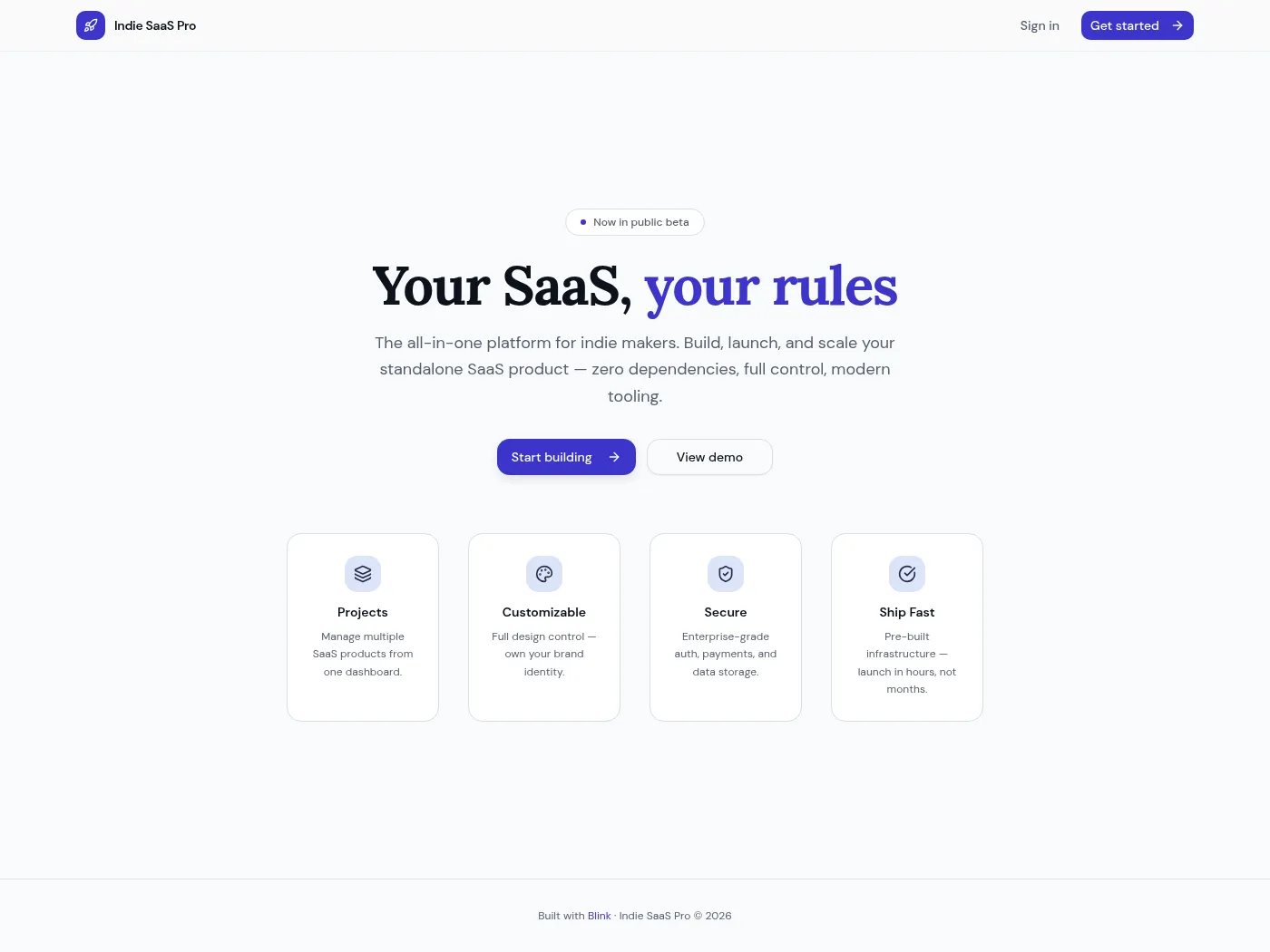 Indie SaaS Pro