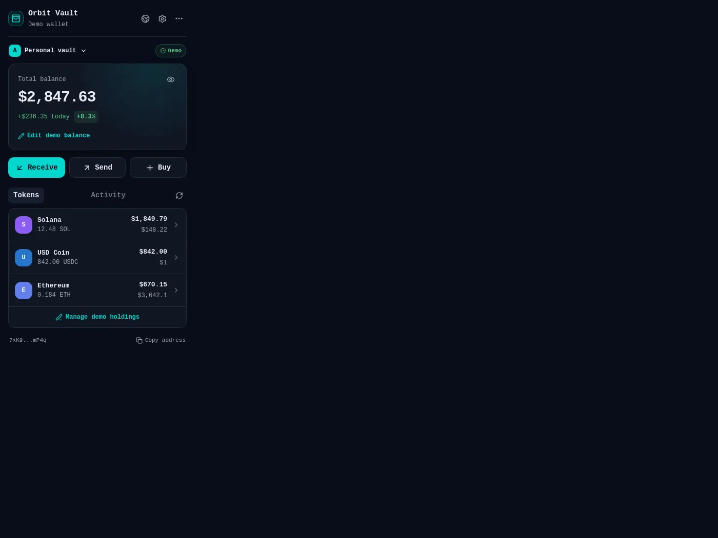 Phantom Wallet Simulator