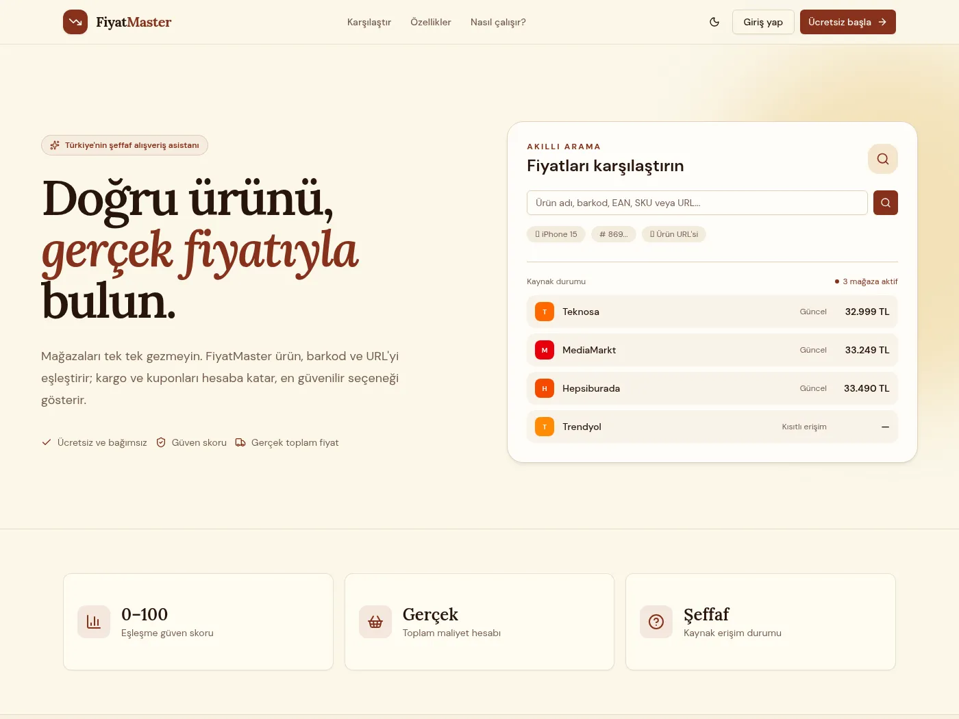 FiyatMaster SaaS