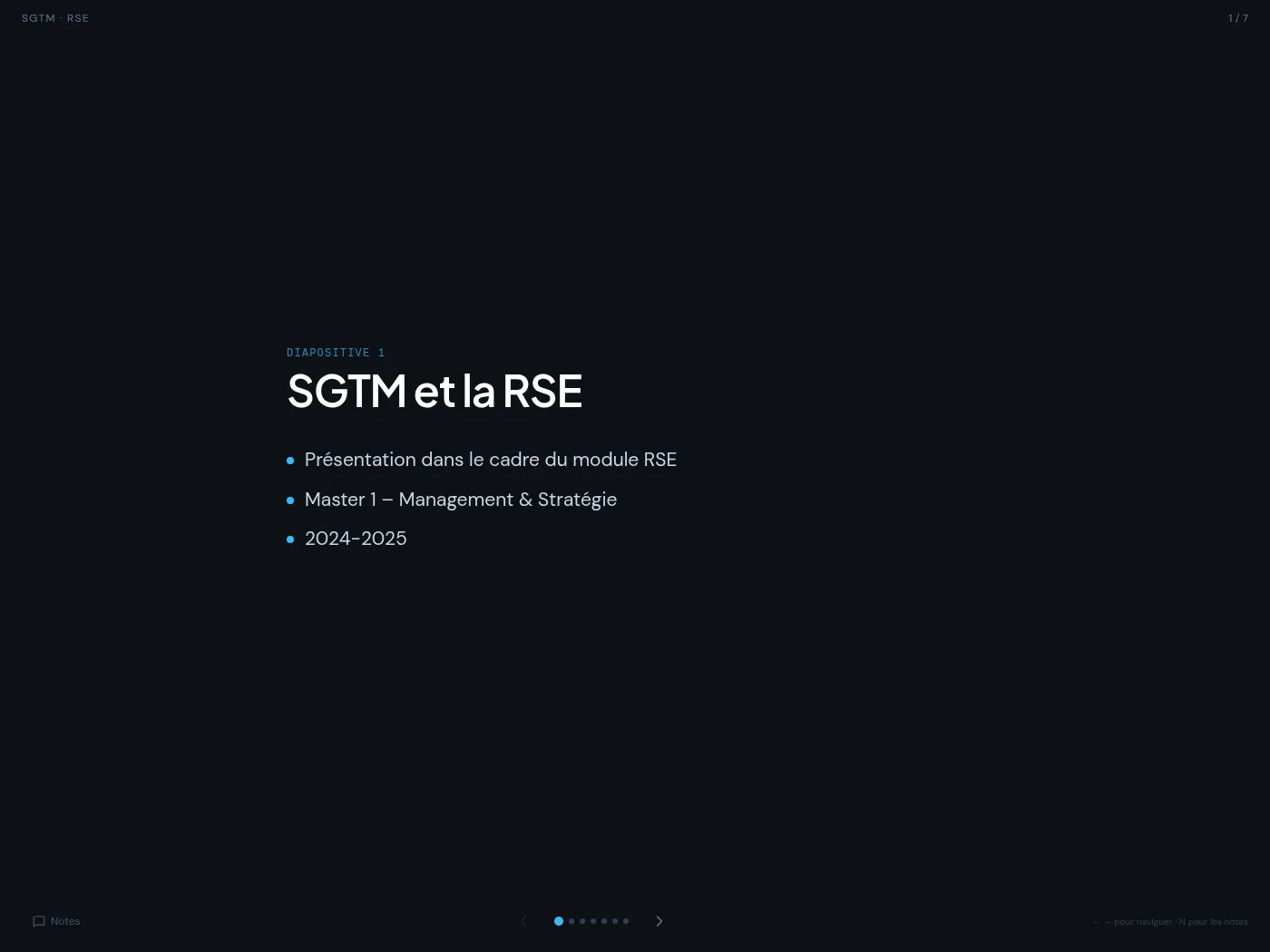 SGTM RSE Student Slide Deck