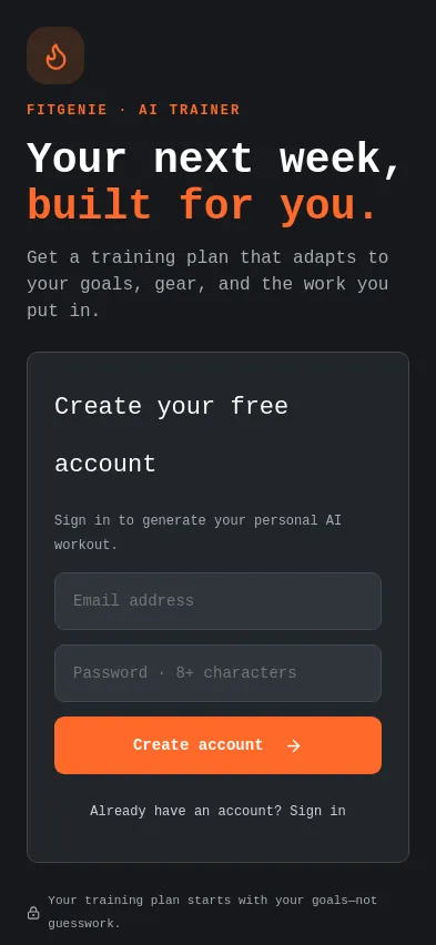 FitGenie AI Trainer