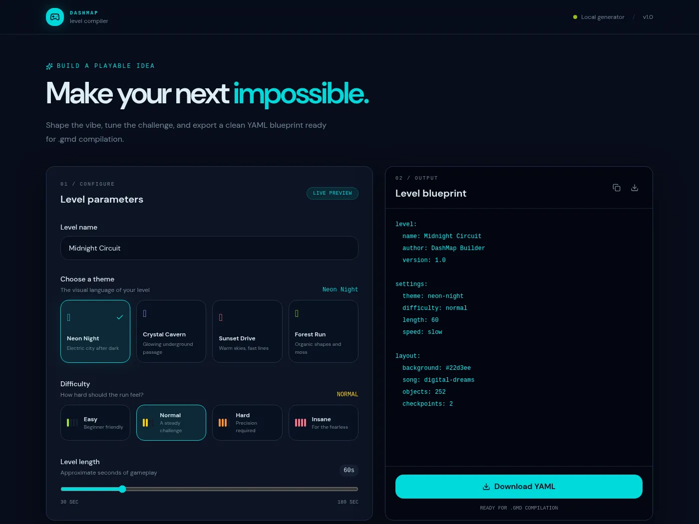 DashMap Builder