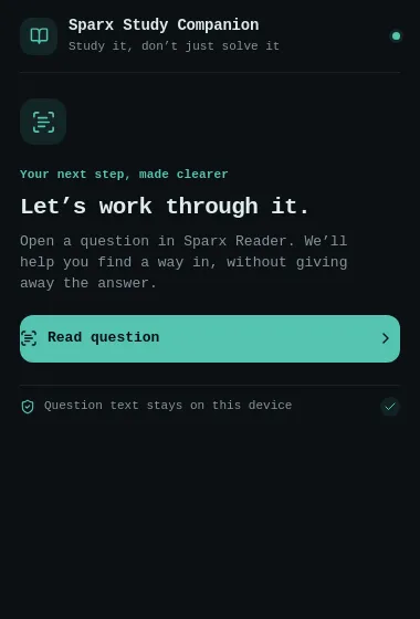 Sparx Study Companion