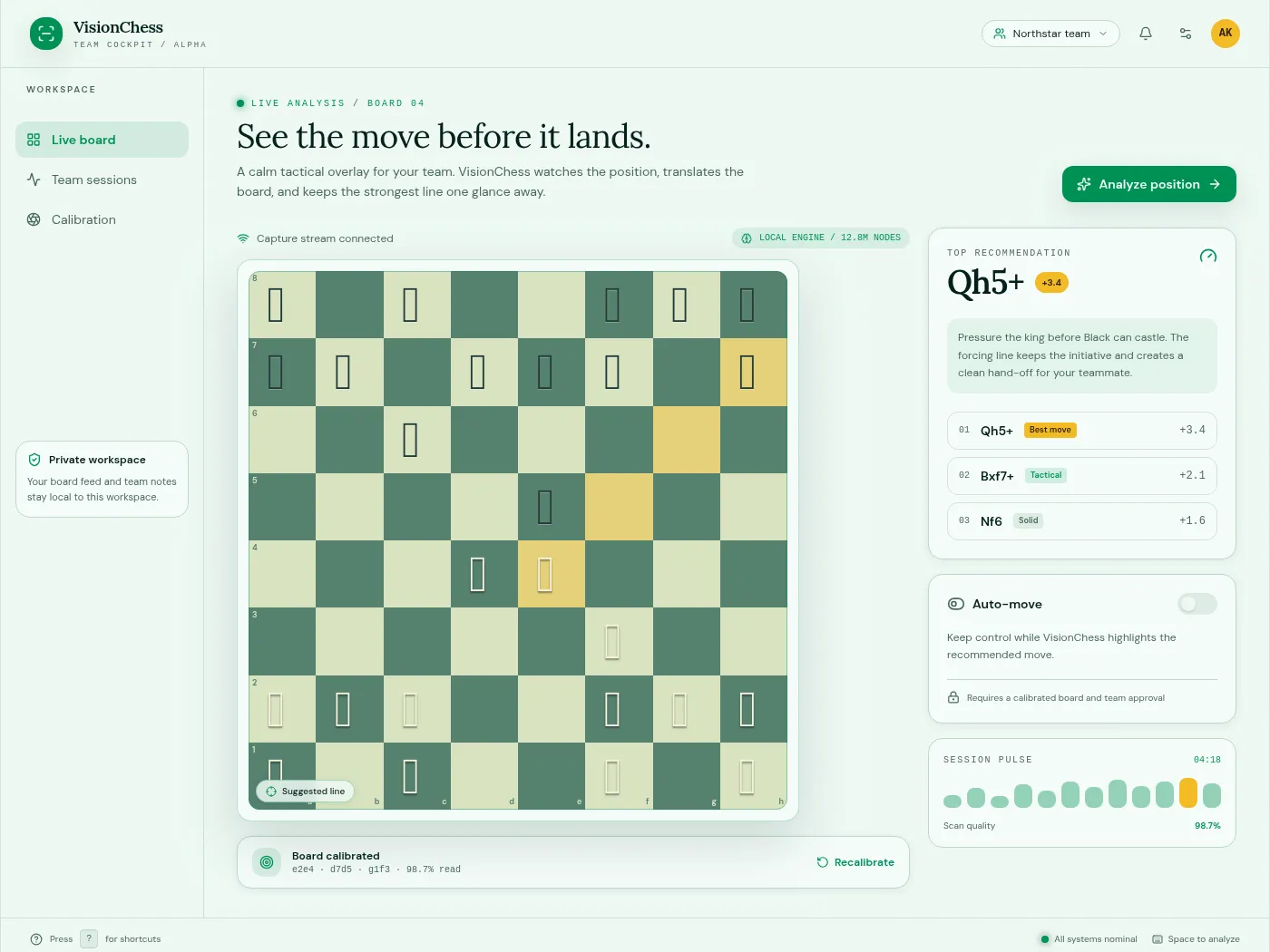 VisionChess Assistant