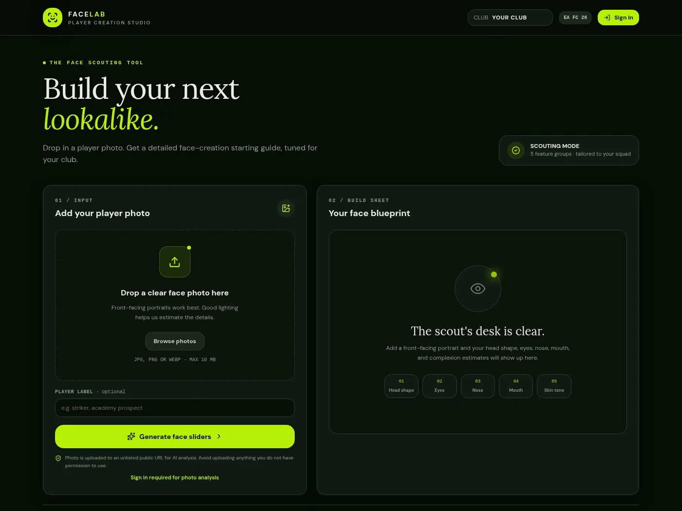 EA FC Slider Generator