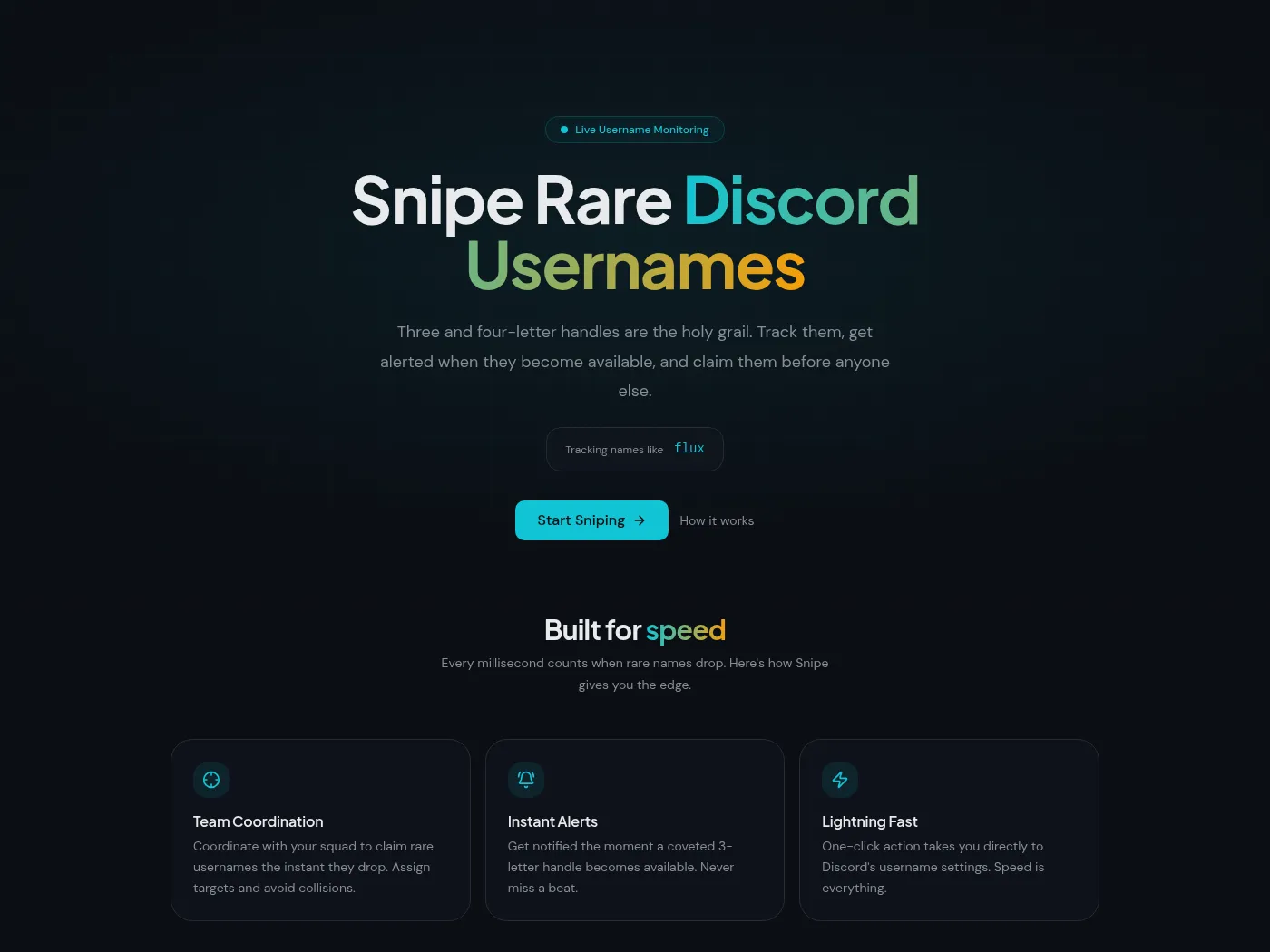 Discord Name Sniper