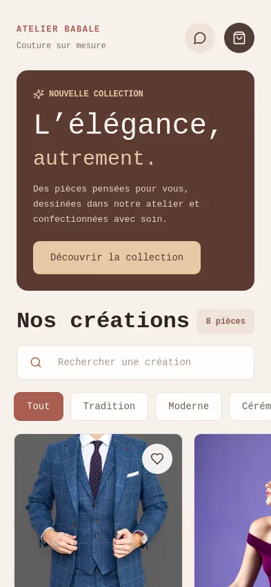 CoutureShop Mobile App
