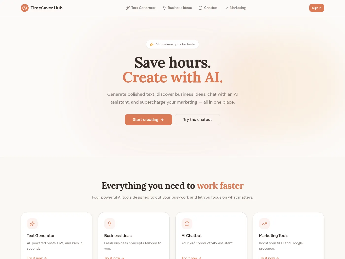 TimeSaver Hub