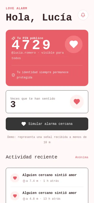Love Alarm Connect