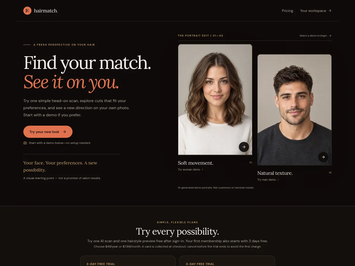 HairMatch AI Try-On