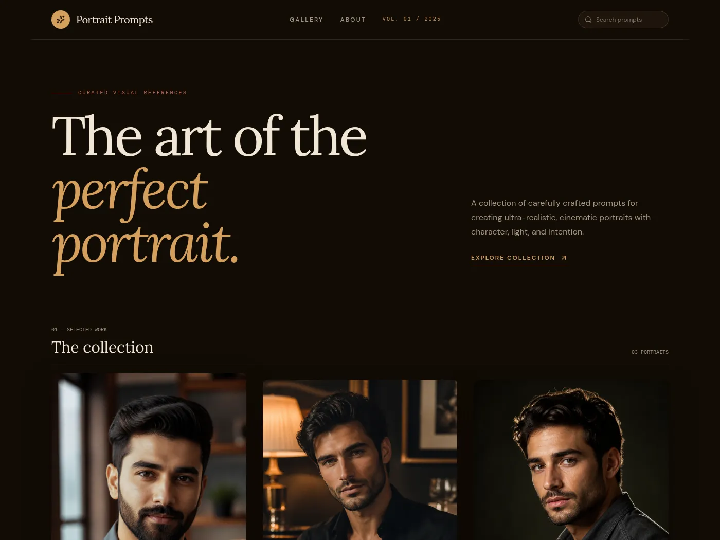 Portrait Prompt Gallery