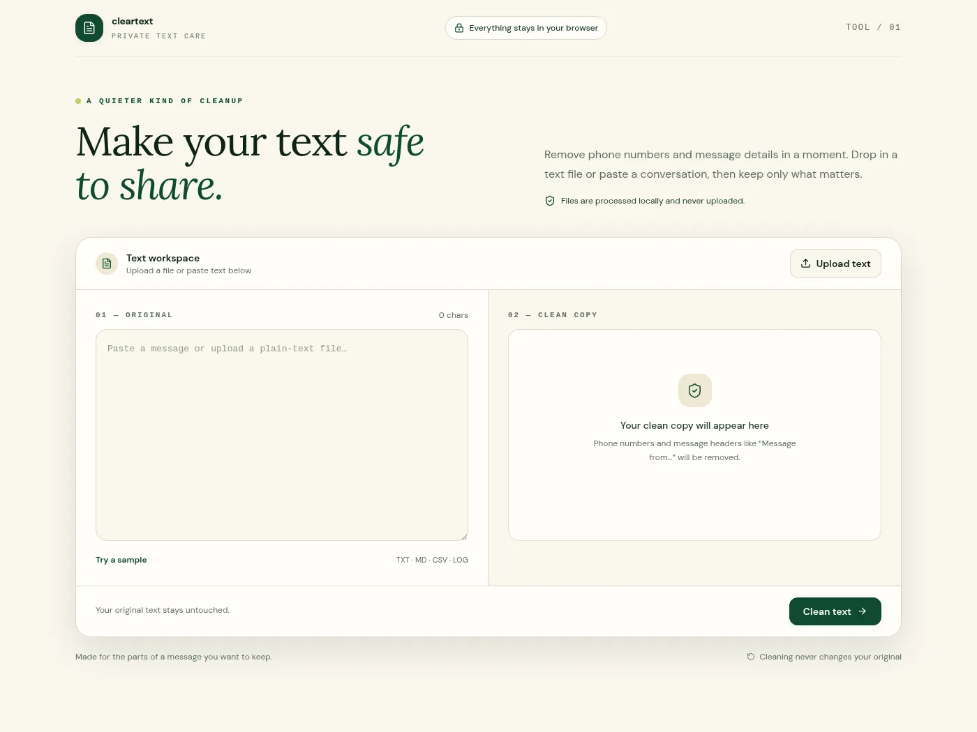 Smart Text Cleaner