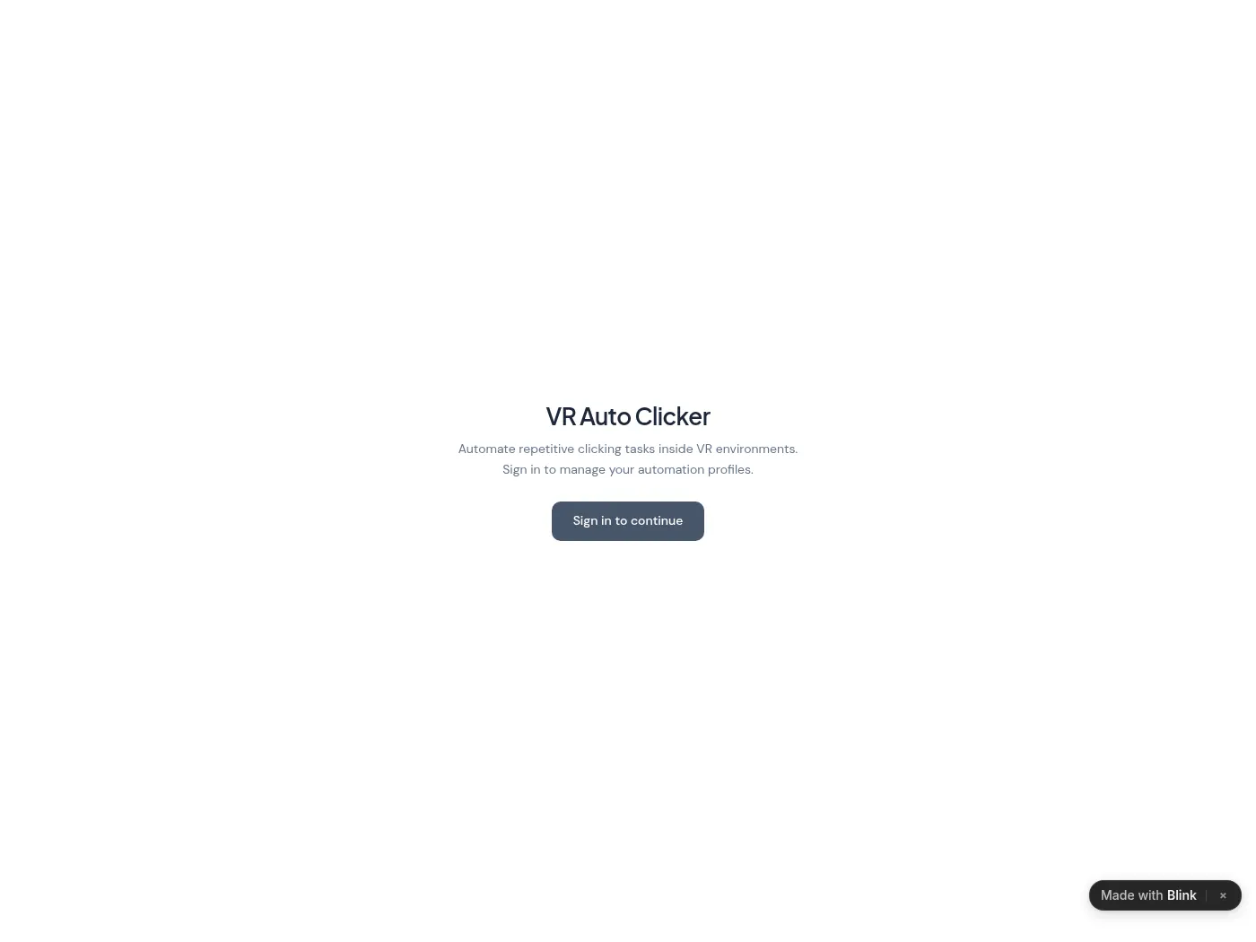 VR Auto Clicker