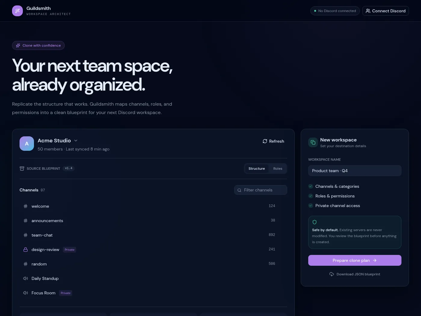 Discord Server Cloner