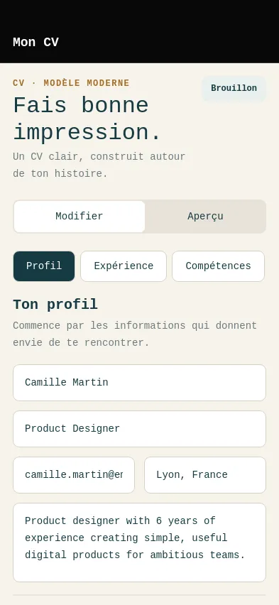 Smart CV Builder