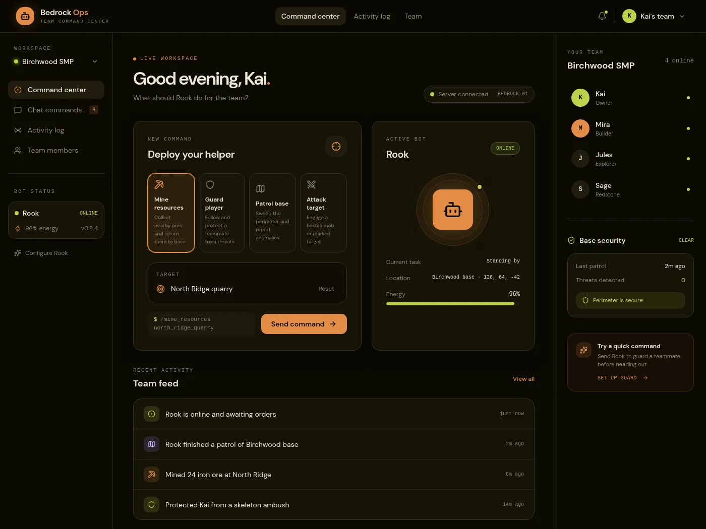 Bedrock AI Helper Bot