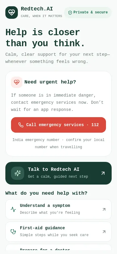 Redtech.AI Medical Agent