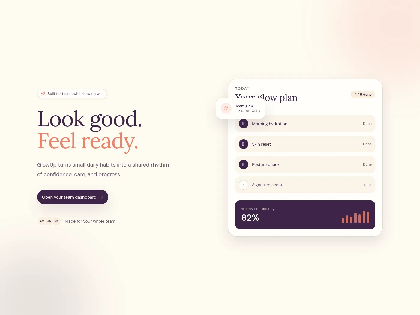 GlowUp Tracker