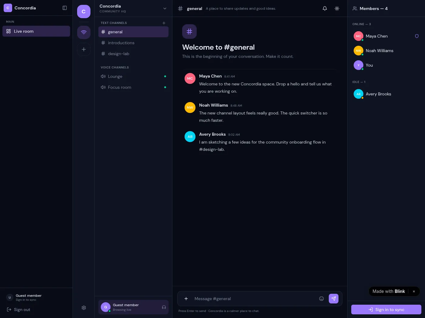 Concordia Chat