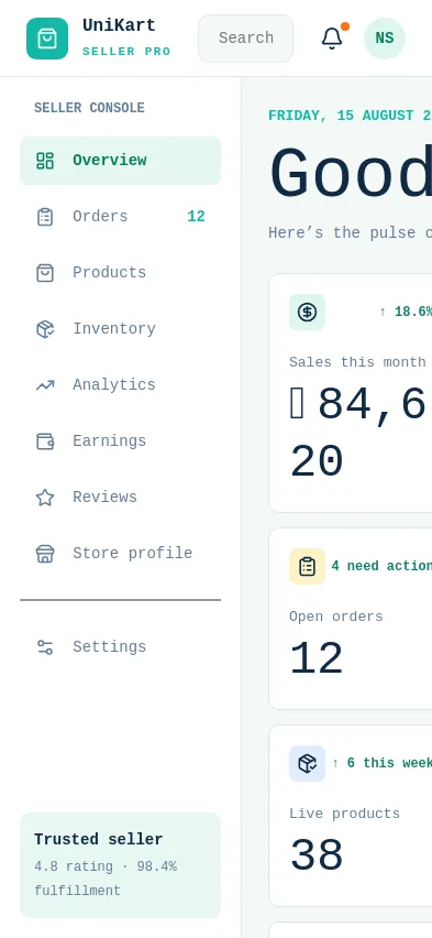 UniKart Seller Pro
