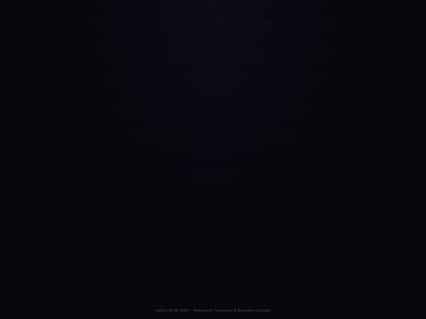 AstroLotto Resonance App