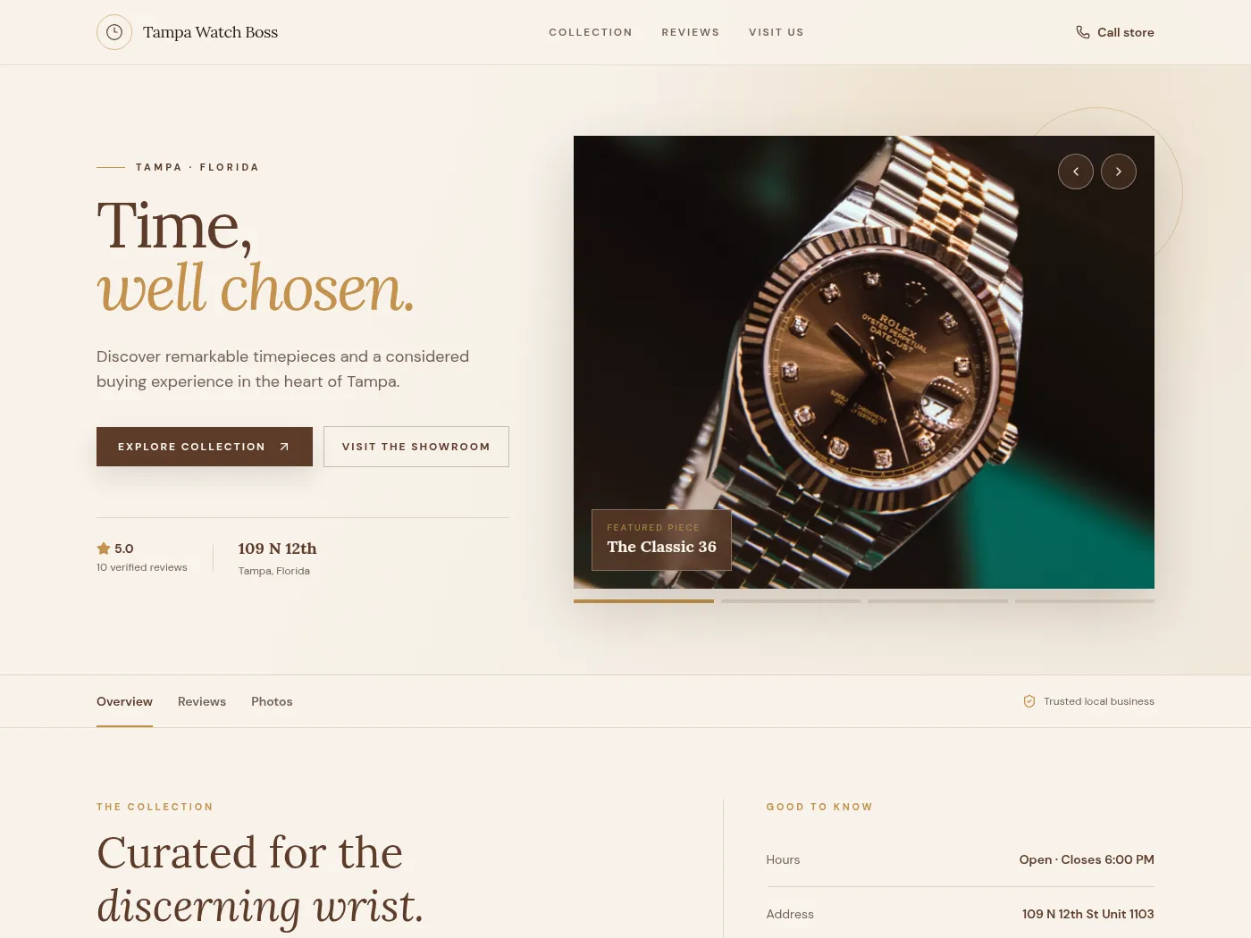 Tampa Watch Boss Site