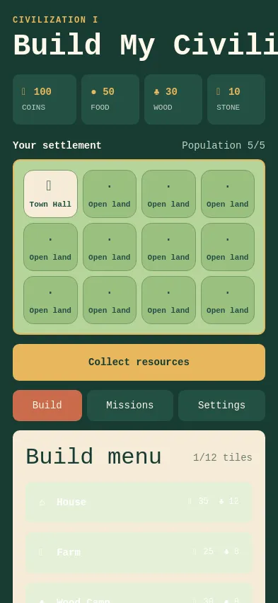 Build My Civilization