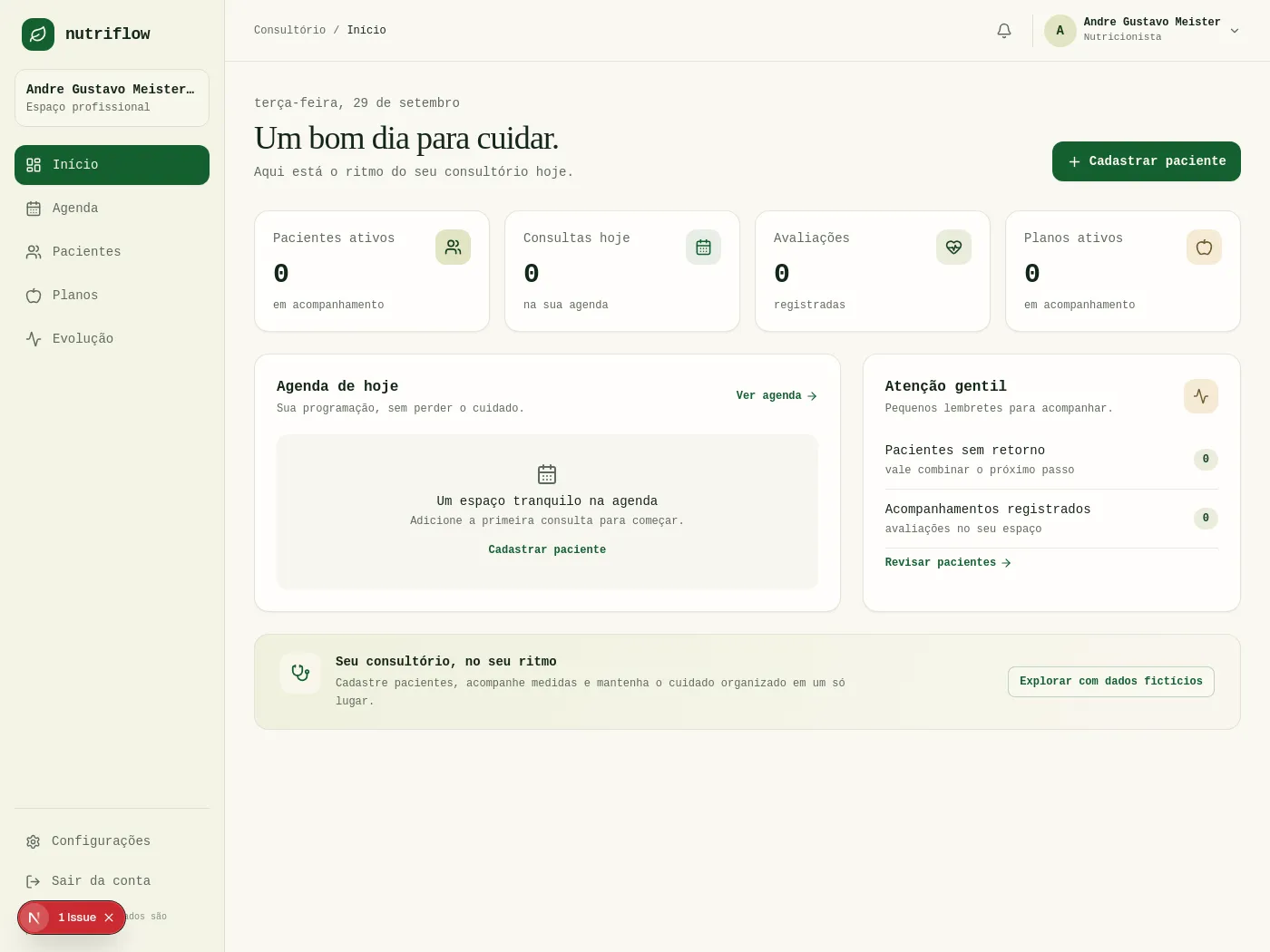 NutriFlow SaaS Platform