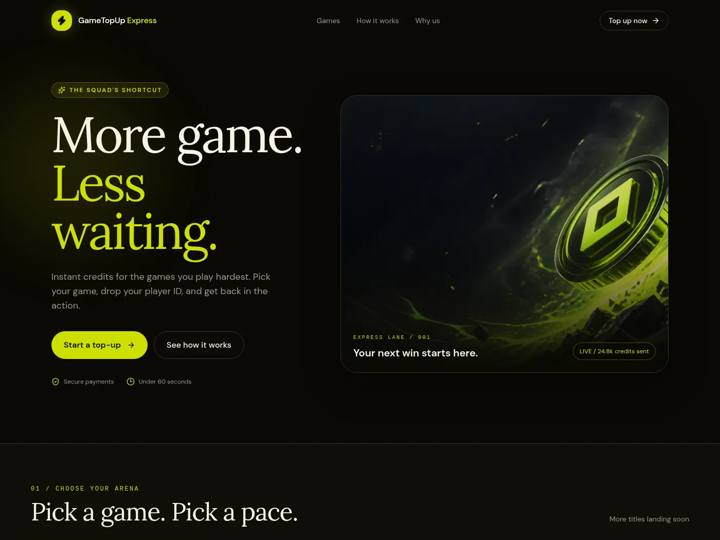 GameTopUp Express