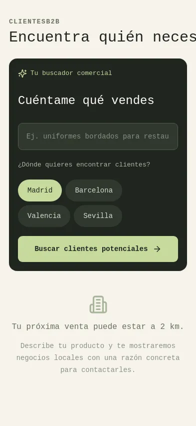 ClientesB2B Finder