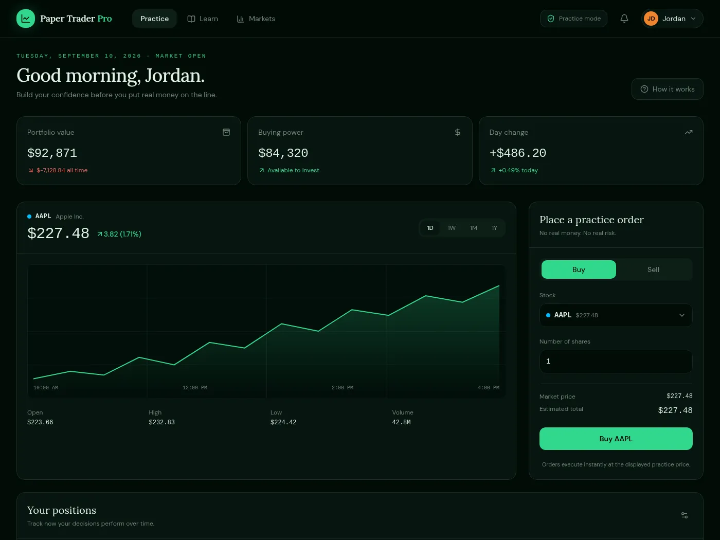 Paper Trader Pro